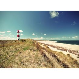 Livingwalls living walls Fototapete &raquo;Designwalls Lighthouse&laquo; glatt Vlies, Wand, Schr&auml;ge, Decke bunt Vlies B/L: 3,5m x 2,55m