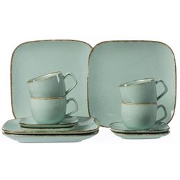 Ritzenhoff & Breker Kaffeeservice &raquo;Geschirr-Set, Service CASA&laquo; 12 Teile, f&uuml;r 4 Personen blau Porzellan 12 Stk.