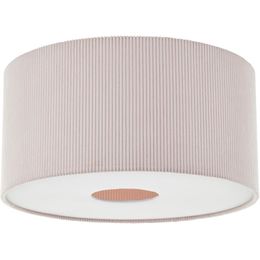 LeGer Home by Lena Gercke Deckenleuchte &raquo;Kathleen&laquo; 1 Stk. Cordstoff, &Oslash; 45 cm, E27, beige beige 1, &Oslash; 45cm H: 23cm, 1 Stk.