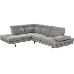 Calia italia Ecksofa &raquo;Toby Wing, B/T: 288/232 cm, Designsofa mit sensationellem Sitzkomfort&laquo; L-Form, Sitztiefenverstellung, funktionale Ecke, F&uuml;&szlig;e in 