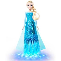 Mattel Anziehpuppe &raquo;Disney Die Eisk&ouml;nigin Singende Elsa&laquo; mit Licht und Sound Einheitsgr&ouml;&szlig;e Anziehpuppe