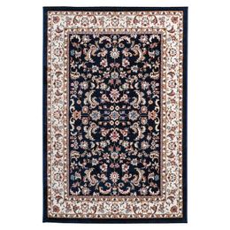 Kayoom Teppich &raquo;Safa 751&laquo; rechteckig 15 mm H&ouml;he Kurzflor, Orient, Deko, Fu&szlig;bodenheizungsgeeignet, Wohnzimmer blau Polyester B : 200cm 1 Stk., 15mm, L: 290cm