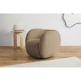 homsy by Ana Johnson Sessel &raquo;Pebbla, exklusiver, formsch&ouml;ner Designsessel, Drehsessel&laquo; Mit oder ohne Drehfunktion, in Luxus-Microfaser oder Chenille 