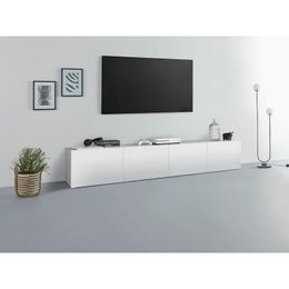borchardt M&ouml;bel borchardt M&ouml;bel Lowboard &raquo;Sophia, TV-Schrank mit 4 T&uuml;ren, h&auml;ngend oder stehend&laquo; Breite 200 cm mit 4 T&uuml;ren, stehend und h&auml;ngend wei&szlig; Holzwerkstoff B/H/