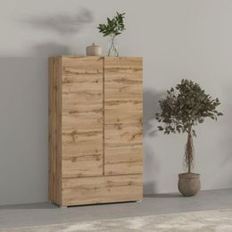 OTTO home Mehrzweckschrank &raquo;Metric,Breite 89 cm, Highboard, Universalschrank, Garderobe&laquo; Waescheschrank mit viel Stauraum, Einlegeb&ouml;den verstellbar 