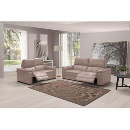 Egoitaliano Polstergarnitur &raquo;Capucine, bequem, zeitlos elegant, hochwertiges Set&laquo; bestehend aus einem 2-Sitzer und einem 2,5-Sitzer beige B/H/T: 200cm x 99cm x 