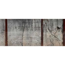 ARCHITECTS PAPER Fototapete &raquo;Beton Vintage&laquo; Motiv abstrakt naturalistisch glatt Holz Tapete Natur Tapeten Wohnzimmer Schlafzimmer modern Design Optik bunt Vlies B/L: 