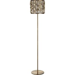 Searchlight Stehlampe &raquo;Stehlampe Bijou, 1-flammig&laquo; E27 1 Stk. Glamour&ouml;s gold 1, &Oslash; 26cm H: 138cm, 1 Stk.
