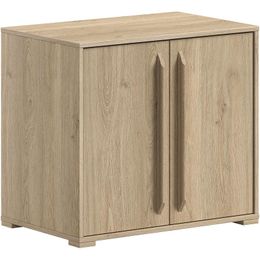 Vipack Kommode &raquo;SAM mit 2 Dreht&uuml;ren, dahinter 1 Fachb&ouml;den, universell einsetzbar&laquo; (B/H/T ca. 67,7x61,7x43 cm) T&uuml;ren mit Soft-Close, Pflegeleichte Oberfl&auml;che 