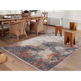 Gallery M branded by Musterring Teppich &raquo;MODENA&laquo; rechteckig 8 mm H&ouml;he Kurzflor, Wohnzimmer, Vintage bunt Polyester B : 120cm 1 Stk., 8mm, L: 170cm