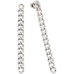 Aniston Jewelry & Watches Damen Aniston JEWELRY & WATCHES Paar Ohrstecker &raquo;Schmuck Geschenk Silber 925 Ohrstecker Panzerkettengliederung&laquo; silber 