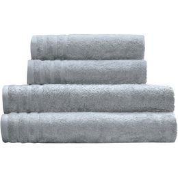 Kleine Wolke Handtuch Set &raquo;Royal, 4 St&uuml;ck (2 Handt&uuml;cher 50/100 cm + 2 Duscht&uuml;cher 70/140 cm)&laquo; Set 4 Stk. Frottier Uni Farben, mit Bord&uuml;re, weich, in verschiedenen 