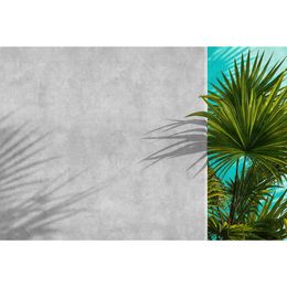 Livingwalls living walls Fototapete &raquo;Walls by Patel Tunis&laquo; glatt Vlies, Wand grau Vlies B/L: 4m x 2,7m