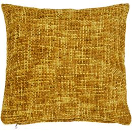 done. Dekokissen &raquo;Twist&laquo; Geflochtene Optik gold Polyester B/L: 45cm x 45cm, 1 Stk.