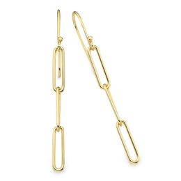 Firetti Damen Paar Ohrhaken &raquo;Schmuck, Geschenk, Silber gelbgoldfarben vergoldete Ohrhaken&laquo; Silber 925 (Sterlingsilber)