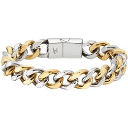 Bruno Banani Edelstahlarmband &raquo;Schmuck&laquo; gold 21cm, Edelstahl