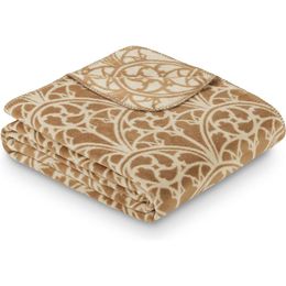 Ibena Wohndecke &raquo;Jubil&auml;umsdecke 200 Jahre Ibena&laquo; limitierte Kollektion braun Baumwolle, Polyacryl, Polyester B/L: 150cm x 200cm