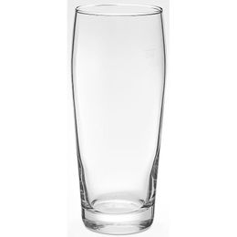 Van Well Bierglas &raquo;Willybecher&laquo; 0,5 L, geeicht, sp&uuml;lmaschinenfest, Gastronomiequalit&auml;t, 12-tlg. transparent Glas &Oslash; 7,5cm x 18,5cm, 500ml, 12 Stk.