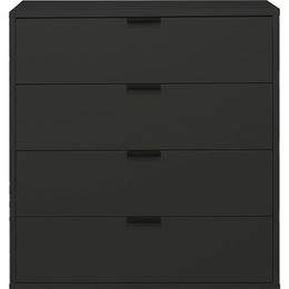 M&auml;usbacher Kommode &raquo;Bonnie&laquo; Kommode mit 4 Schubladen grau Holzwerkstoff B/H/T: 81cm x 87cm x 45cm, 4 Stk.