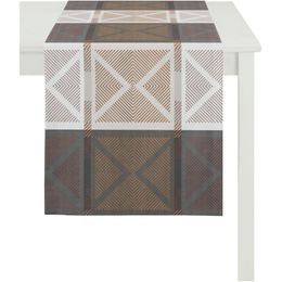 Apelt Tischl&auml;ufer &raquo;VERONA, LOFT STYLE, Jacquard&laquo; beige Polyester B/L: 44cm x 140cm, 1 Stk., rechteckig