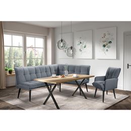 exxpo - sofa fashion Eckbank &raquo;Mocca Essbank, Sitzbank&laquo; hoher Sitzkomfort, bequem und elegant, hochwertige Detailverarbeitung B/H/T: 240cm x 94cm x 