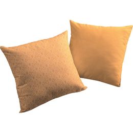 Adam Dekokissen &raquo;Urban Cactus&laquo; zertifizierter Bio-Baumwolle, Wendekissenh&uuml;lle ohne F&uuml;llung, 1 St&uuml;ck gelb Baumwolle B/L: 50cm x 50cm, 1 Stk.