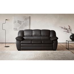 COTTA 2,5-Sitzer &raquo;Casino Sofa, Garnitur: Sessel 2,5-Sitzer, B: 185 cm, Sitzh&ouml;he 43 cm&laquo; Polstergarnitur, auch als Set erh&auml;ltlich braun Luxus-Microfaser