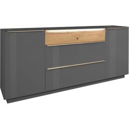 M&auml;usbacher Sideboard &raquo;Nova&laquo; Sideboard, BHT 214/92/42 cm, inkl. Griffbeleuchtung, T&uuml;rd&auml;mpfung B/H/T: 214cm x 92cm x 42cm, 3 Stk., 3 Stk.