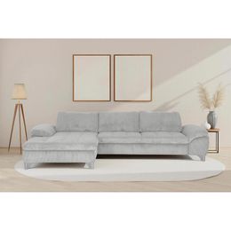 Die PlanBar Ecksofa &raquo;Recamiere MP-IN14007 L-Form, Breite 318 cm&laquo; wahlweise mit Schlaffunktion und verstellbaren Kopfst&uuml;tzen 100% Polyester B/H/T: 