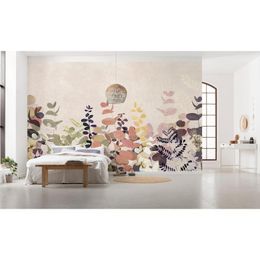 Komar Fototapete &raquo;Digitaldruck Vlies - Foggy Shrub - Gr&ouml;&szlig;e 400 x 250 cm&laquo; bedruckt glatt Wohnzimmer, Schlafzimmer blau Vlies Rollen: 1
