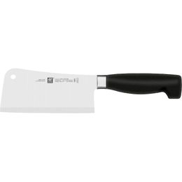 Zwilling Hackmesser &raquo;**** VIER STERNE&laquo; 15 cm schwarz Spezialklingenstahl, Stahl Klingenl&auml;nge 15cm