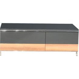 OTTO home Lowboard &raquo;Onyx&laquo; Kommode mit Soft-Close-Funktion, in zwei Breiten, Fernsehtisch grau Holzwerkstoff B/H/T: 187,6cm x 45,5cm x 45,1cm, 1 Stk., 