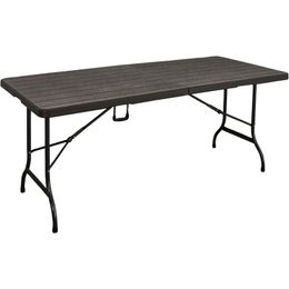 Garden Pleasure Garten-Essgruppe &raquo;TABORA&laquo; Set, 7 Stk. tlg. schwarz Kunststoff, Stahl B/H/T: 180cm x 81cm x 175cm