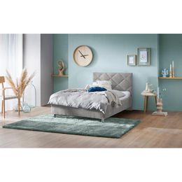 Westfalia Schlafkomfort Polsterbett &raquo;Padua&laquo; mit Rautensteppung, 3 verschiedene Matraztenarten w&auml;hlbar grau Bezug 100% Polyester, Polsterung: Polsterwatte, Material Gestell: 