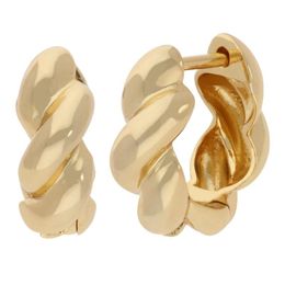 Firetti Damen Paar Creolen &raquo;Schmuck Geschenk Silber 925 Ohrschmuck Ohrringe gedrehte Optik&laquo; 6mm, Silber 925 (Sterlingsilber)