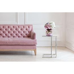 Kayoom Beistelltisch &raquo;Sten 125, Minimalistischer Stil, Gefertigt aus 100 % Edelstahl&laquo; 1 Stk. tlg. Minimalistischer Beistellisch in C-Form aus Edelstahl 
