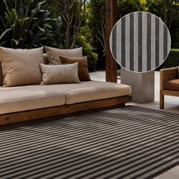 Ted Baker Teppich &raquo;Linley, Wendeteppich&laquo; rechteckig 8 mm H&ouml;he Designteppich, Wetterfest, Pflegeleicht, Modern, Wohnzimmer, Terrasse schwarz Polypropylen B : 