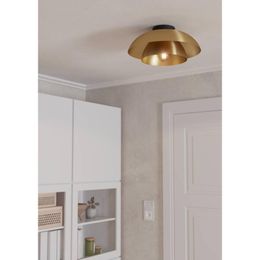 Eglo Deckenleuchte &raquo;CENCIARA Deckenlampe, Stahl, E27, IP20, Wohnzimmerlampe, Flurlampe&laquo; E27 1 Stk. Wand-/Deckenleuchte - H18 x &Oslash;40 cm - schwarz - 