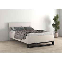 Home Affaire Bettgestell &raquo;Bronne, Topeseller, Industrial Design&laquo; In den Breiten 140cm, 160cm und 180cm, Stauraumbett in drei Breiten, stabil mit Kufen