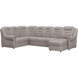 Home Affaire Wohnlandschaft &raquo;Boston U-Form&laquo; mit hoher R&uuml;ckenlehne, wahlweise mit Schlaffunktion & Stauraum beige 64% Polyurethan, 25% Polyester, 11% 