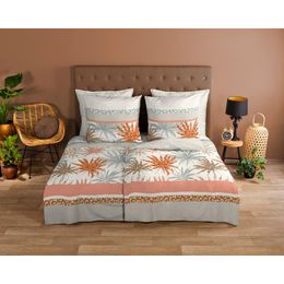 Good Morning Wendebettw&auml;sche &raquo;Costa&laquo; 2 Stk. Baumwolle, Renforc&eacute;, 135x200, Rei&szlig;verschluss, Wendeoptik, Simple, Sand bunt Renforc&eacute;, Obermaterial: 100% 
