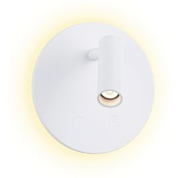 Paulmann LED Wandleuchte &raquo;Kiora 1,3W&laquo; LED-Modul 1 Stk. Dimmbar 2, &Oslash; 14cm H: 20cm, 1 Stk.
