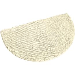 Kinzler Badematte &raquo;Chenille, Badvorleger, Badezimmer Teppich&laquo; H&ouml;he 18 mm rutschhemmend beschichtet fu&szlig;bodenheizungsgeeignet Badteppich, Uni Farben, 