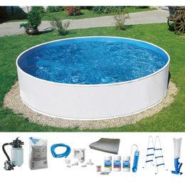 my POOL BWT Rundpool &raquo;ALL IN inkl. umfangreichem Zubeh&ouml;r&laquo; in verschiedene Gr&ouml;&szlig;en erh&auml;ltlich wei&szlig; &Oslash;/B/H/L: 360cm x Breite x H&ouml;he 90cm x L&auml;nge, 9.000 l