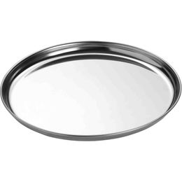 Pinti Inox PINTINOX Servierplatte &raquo;Vassoi Tender&laquo; rund, Edelstahl, sp&uuml;lmaschinengeeinget silber Edelstahl &Oslash; 28cm