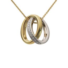 Firetti Damen Kettenanh&auml;nger &raquo;Schmuck Geschenk Gold 333 Halsschmuck Anh&auml;nger f&uuml;r Halskette&laquo; mit Brillanten gold 0,05 P2 = erkennbare Einschl&uuml;sse, 