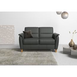Home Affaire 2-Sitzer &raquo;Palmera, B: 149 cm&laquo; mit Federkern grau Luxus-Microfaser (100% Polyester);Struktur (100% Polyester);Luxus-Microfaser in 