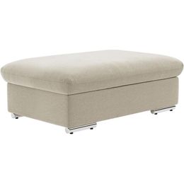 Sit & More sit&more Polsterhocker &raquo;Valantine, B: 101 cm&laquo; individuell zu kombinieren beige 100% Polyester B/H/T: 102cm x 43cm x 68cm, Microfaser