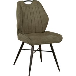 OMG Design Esszimmerstuhl &raquo;Torro&laquo; (Set) 1 Stk.bequemer Polsterstuhl, pflegeleichter Bezug gr&uuml;n Stoff B/H/T: 53cm x 90cm x 61cm, 1 Stk., Stoff uni