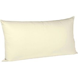 Fleuresse Kissenbez&uuml;ge &raquo;Colours&laquo; edler, b&uuml;gelfreier Interlock-Jersey aus 100% Baumwolle beige Interlock-Jersey, Obermaterial: 100% Baumwolle B/L: 40cm